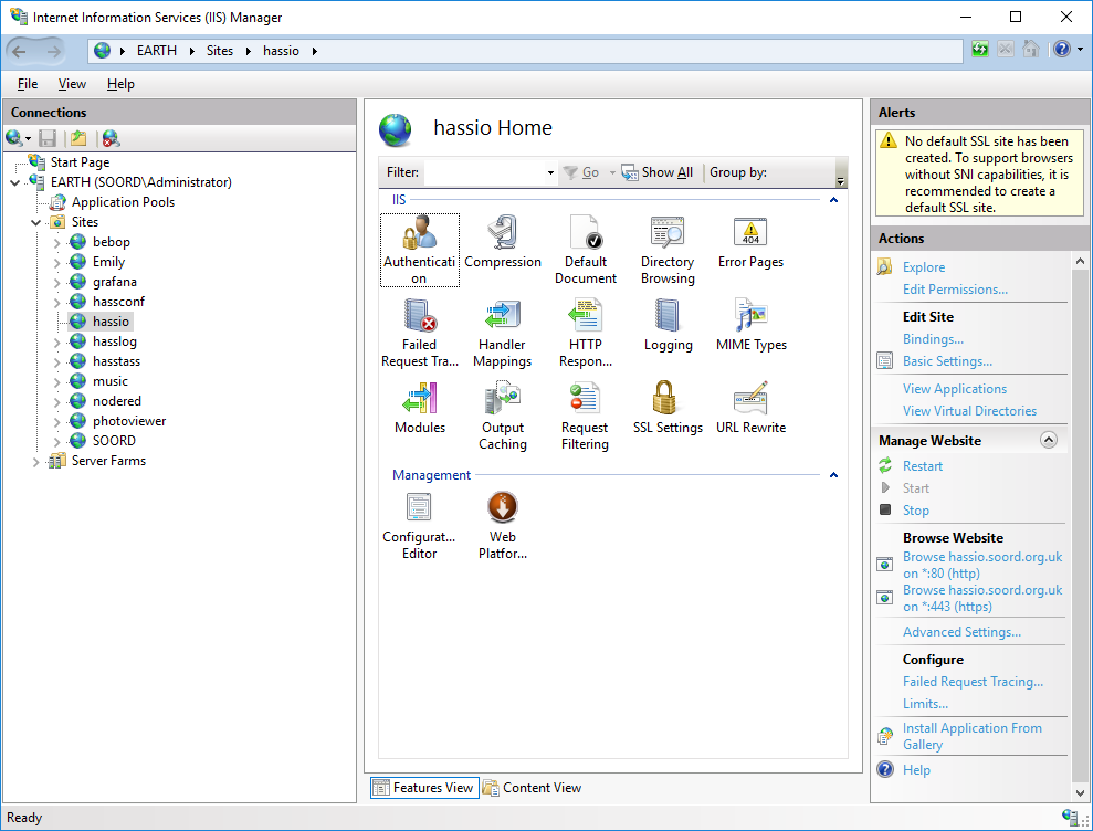 Iis Reverse Proxy Configuration Home Assistant Community