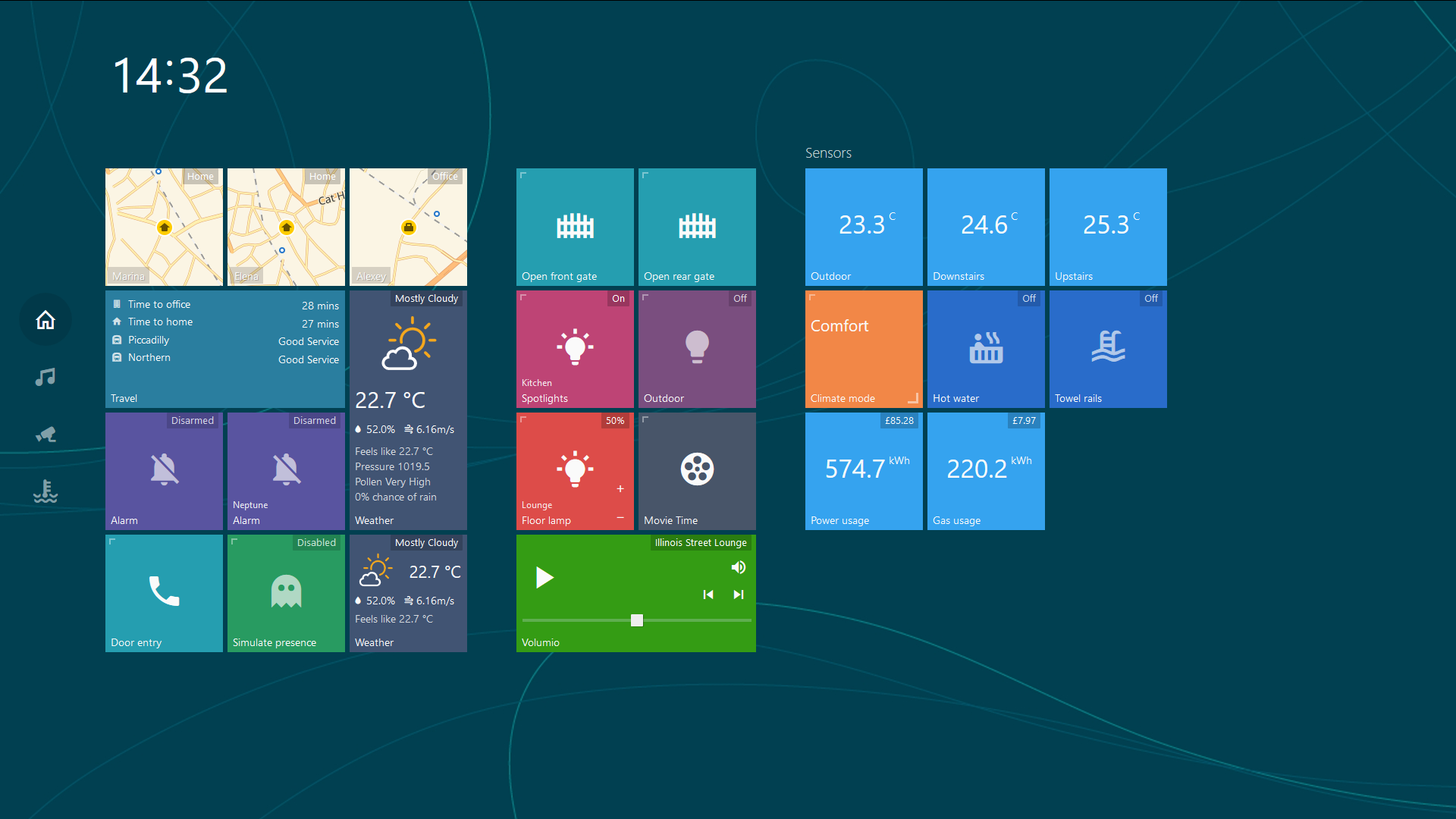 TileBoard New Dashboard For Homeassistant Lovelace Frontend